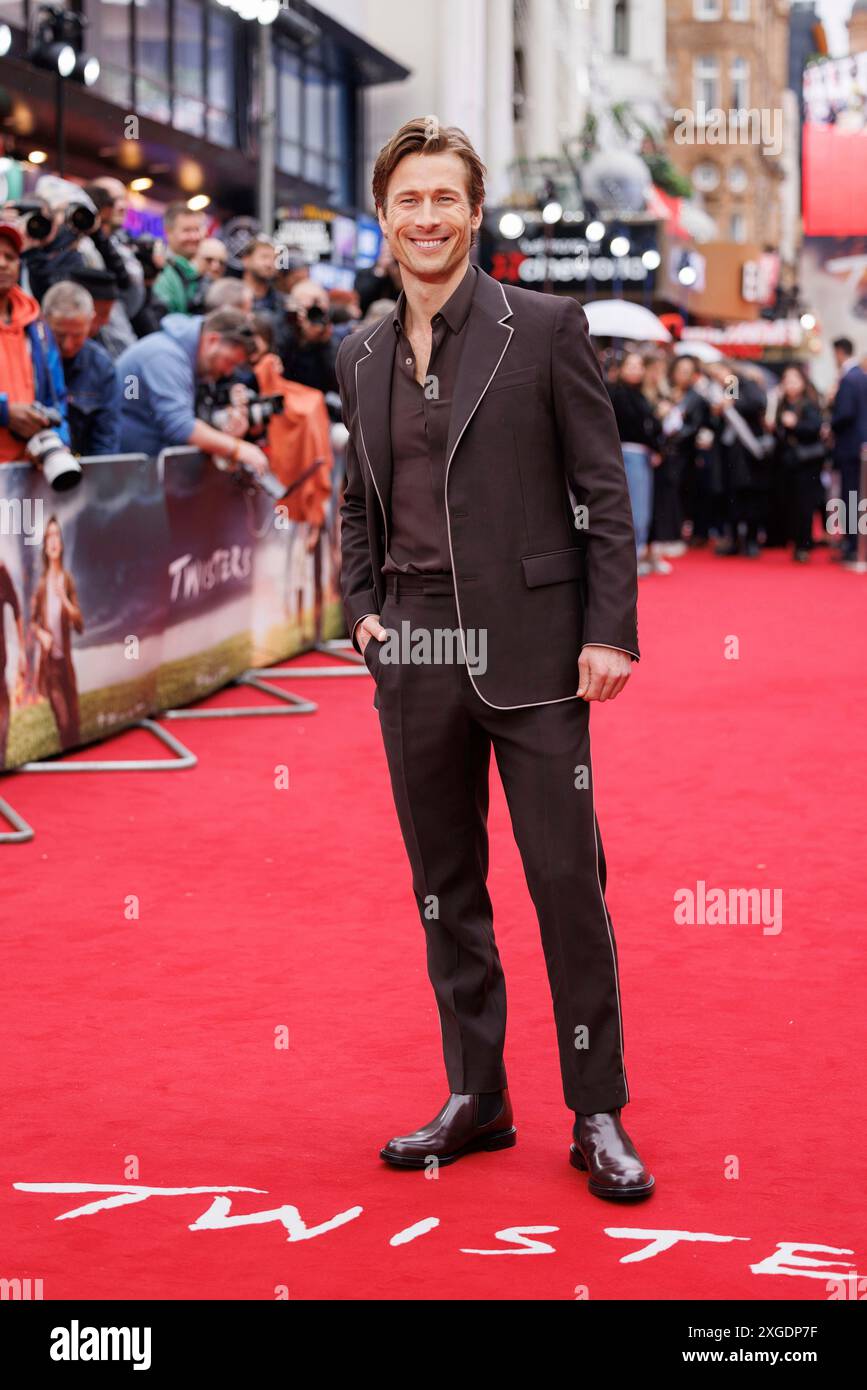 Glen Powell poses for photographers upon arrival at the premiere of the ...