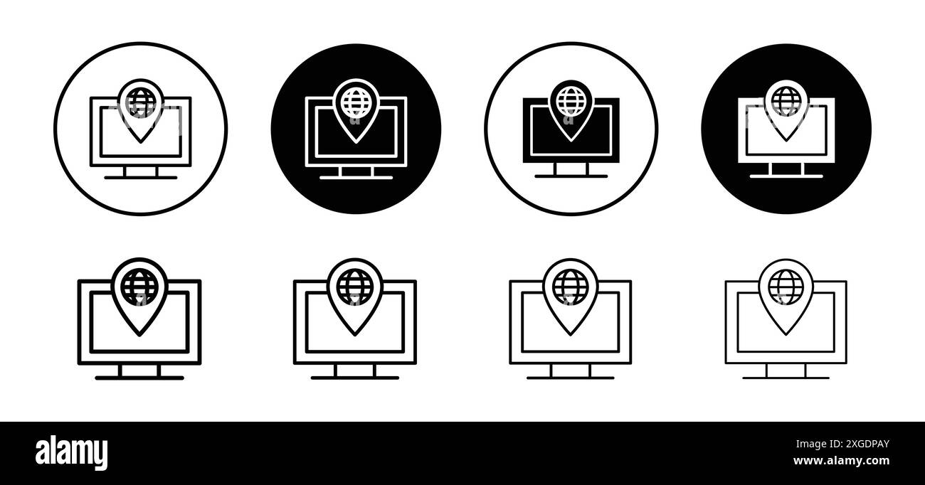 Ip Icon Vector Logo Set Collection For Web App Ui Stock Vector Image And Art Alamy