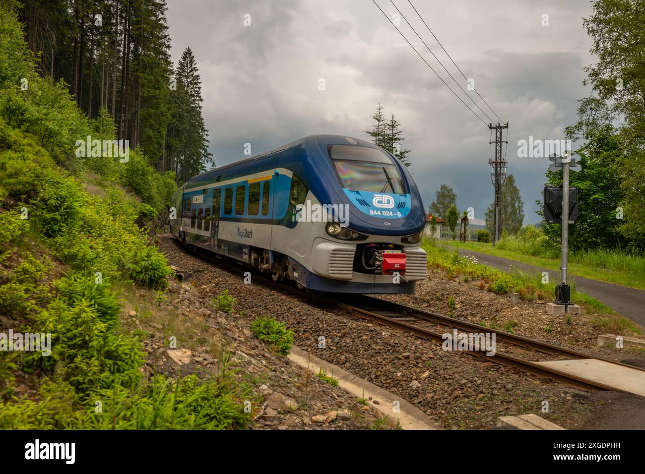 Small sightseeing train hi-res stock photography and images - Alamy