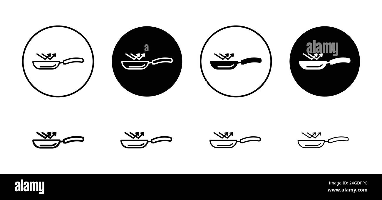 Non stick icon vector logo set collection for web app ui Stock Vector Image & Art - Alamy