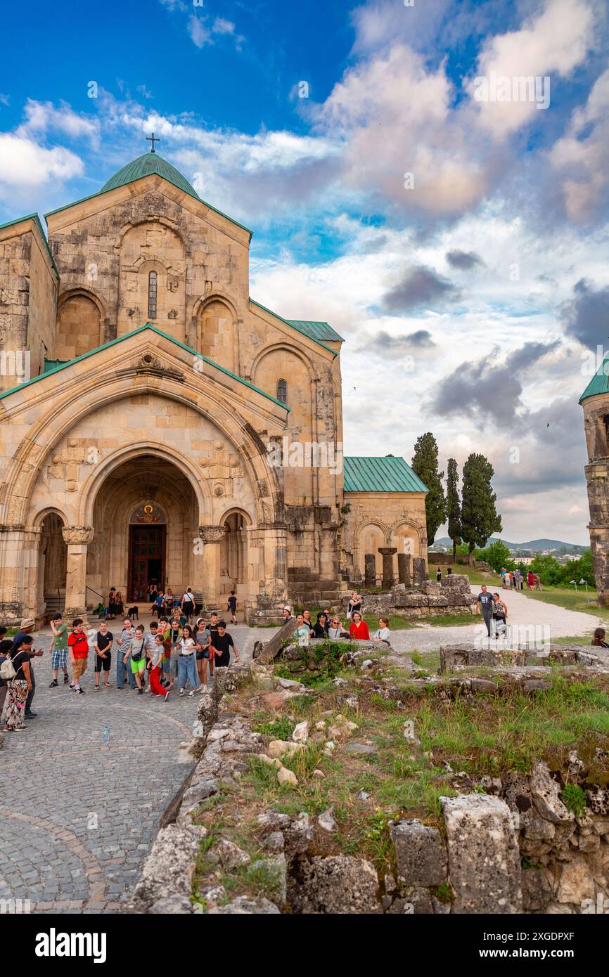 Kutaisi, Georgia - June 15, 2024: Bagrati Cathedral, a masterpiece of ...