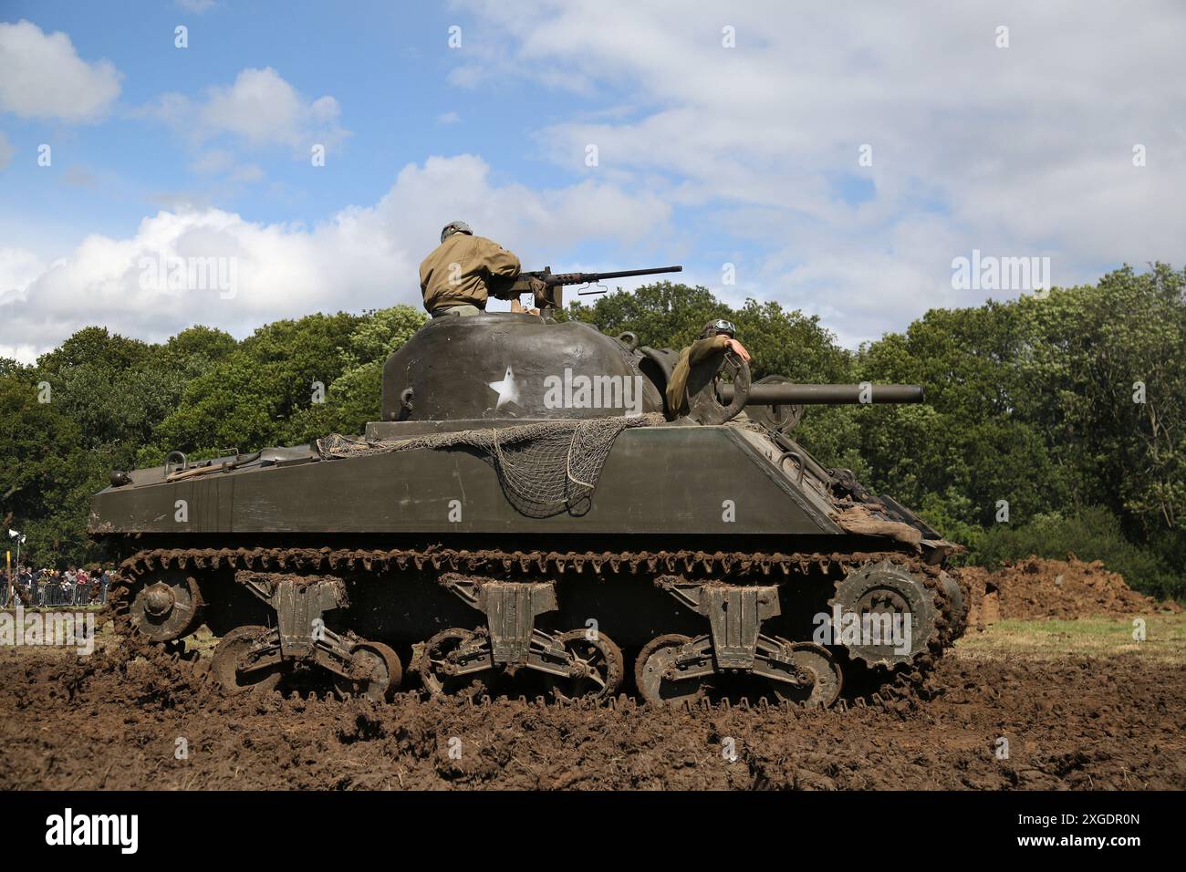 Sherman M4 75mm World War II Tank Stock Photo - Alamy