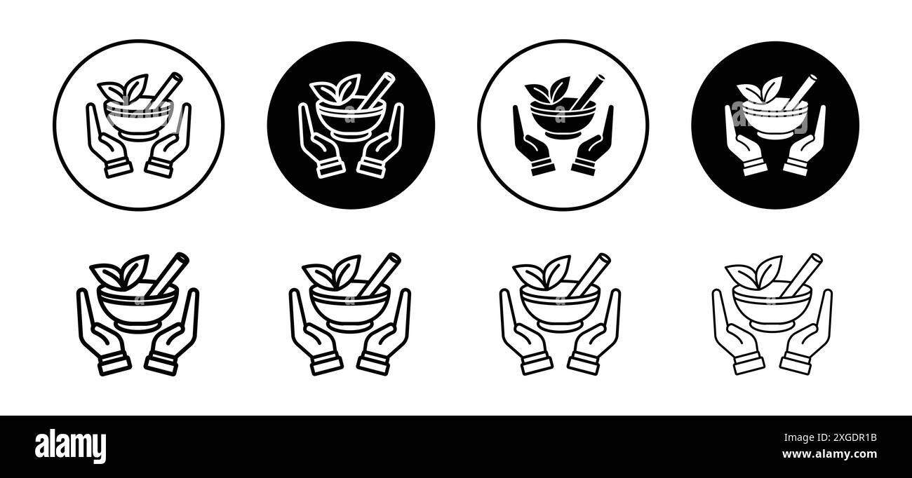 Premium ingredients icon vector logo set collection for web app ui ...