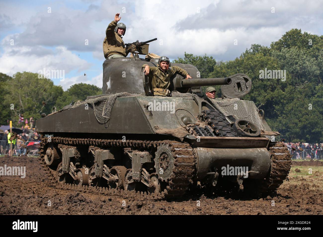 Sherman M4 75mm World War II Tank Stock Photo - Alamy