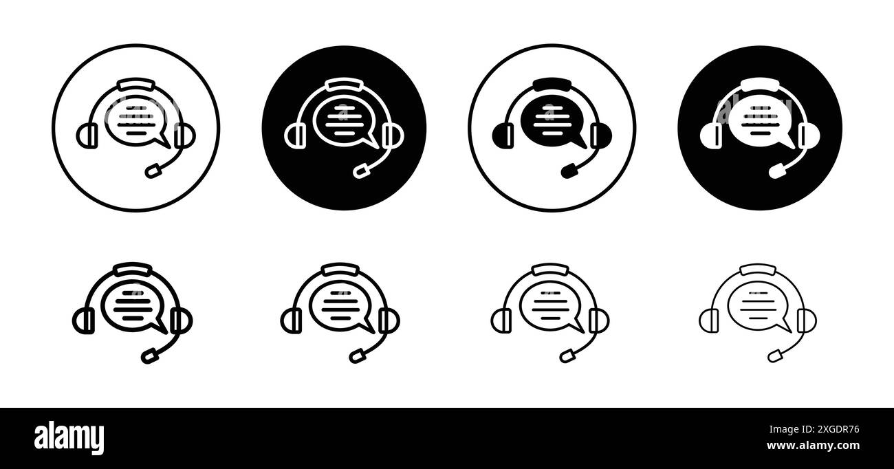 Headset app icon Cut Out Stock Images & Pictures - Alamy