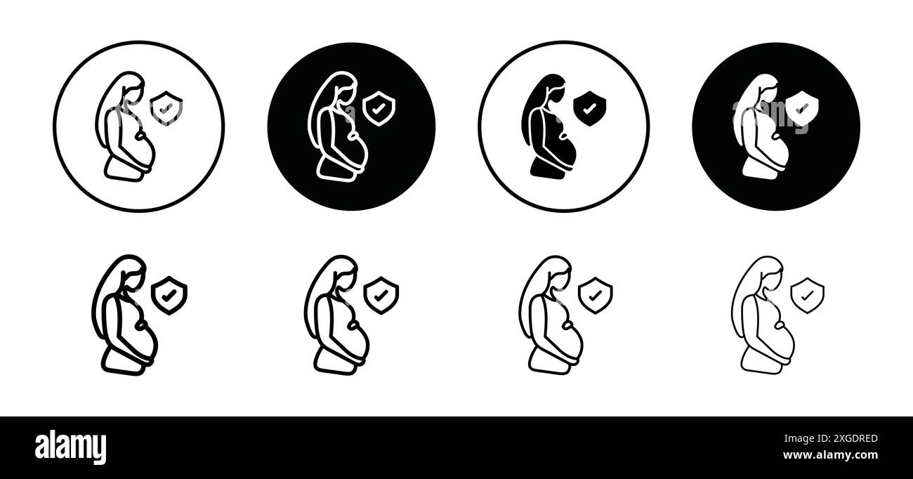 Suitable in pregnancy icon vector logo set collection for web app ui ... Suitable in pregnancy icon vector logo set collection for web app ui ...
