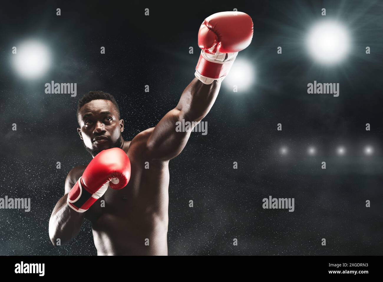 Boxing arena lights hi-res stock photography and images - Alamy