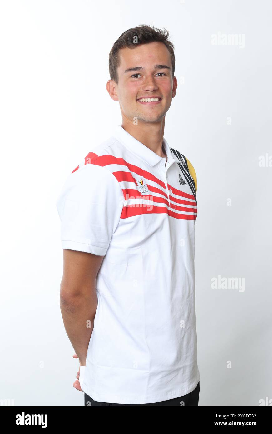 Brussels, Belgium. 08th July, 2024. Maxime Van Oost pictured during a ...