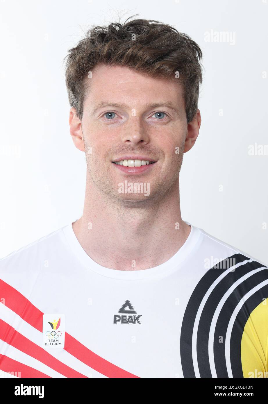 Louis Croenen pictured during a photoshoot for the Belgian Olympic ...