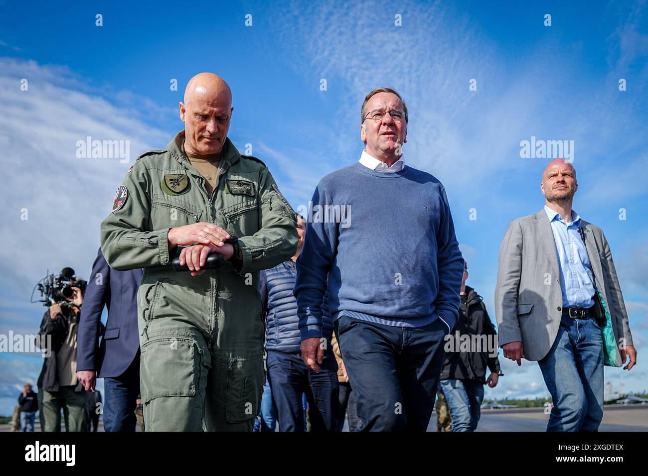 Fairbanks, USA. 08th July, 2024. Boris Pistorius (M, SPD), Federal ...
