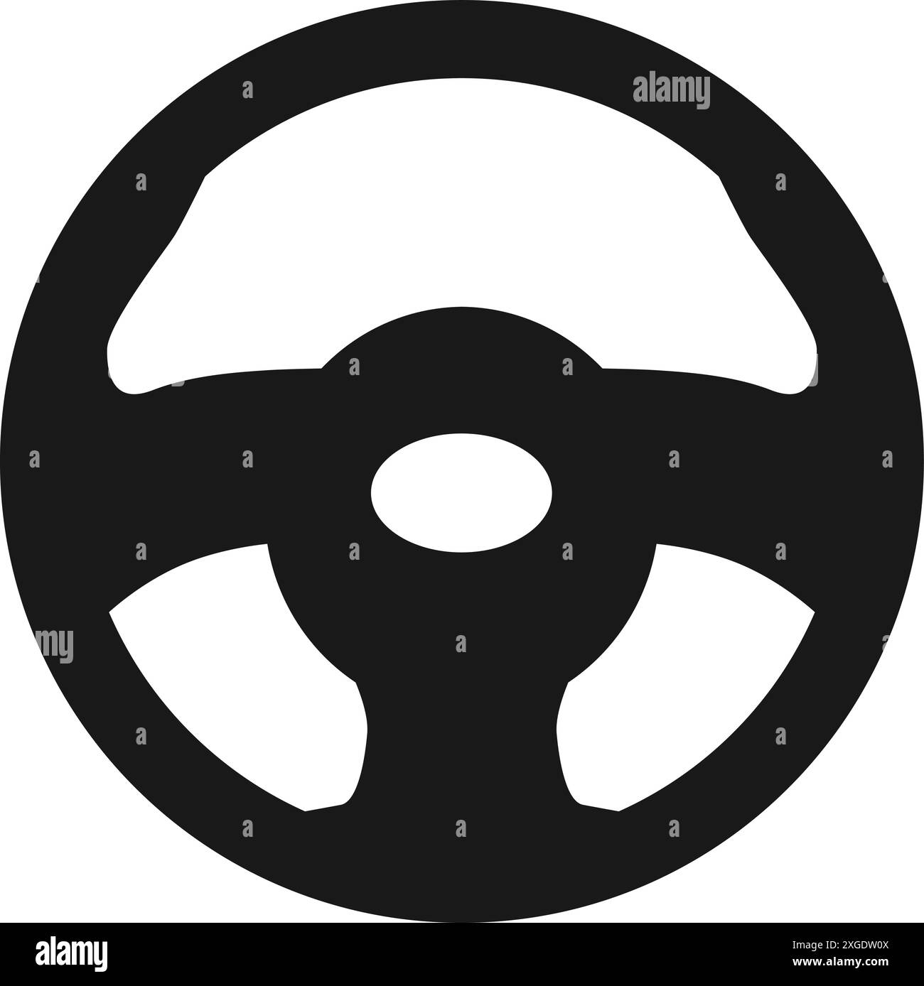 vector silhouette of car steering wheel Stock Vector Image & Art - Alamy