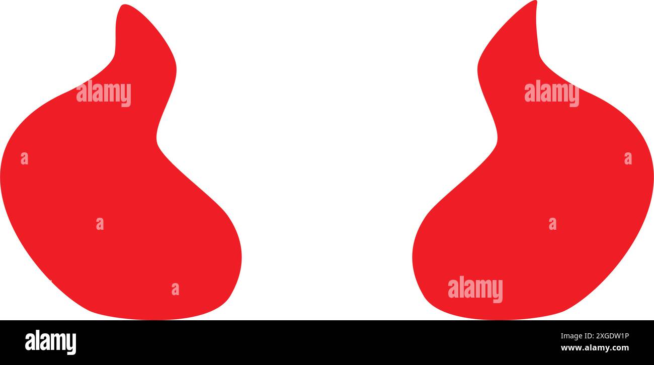 Art devil big horns hi-res stock photography and images - Alamy