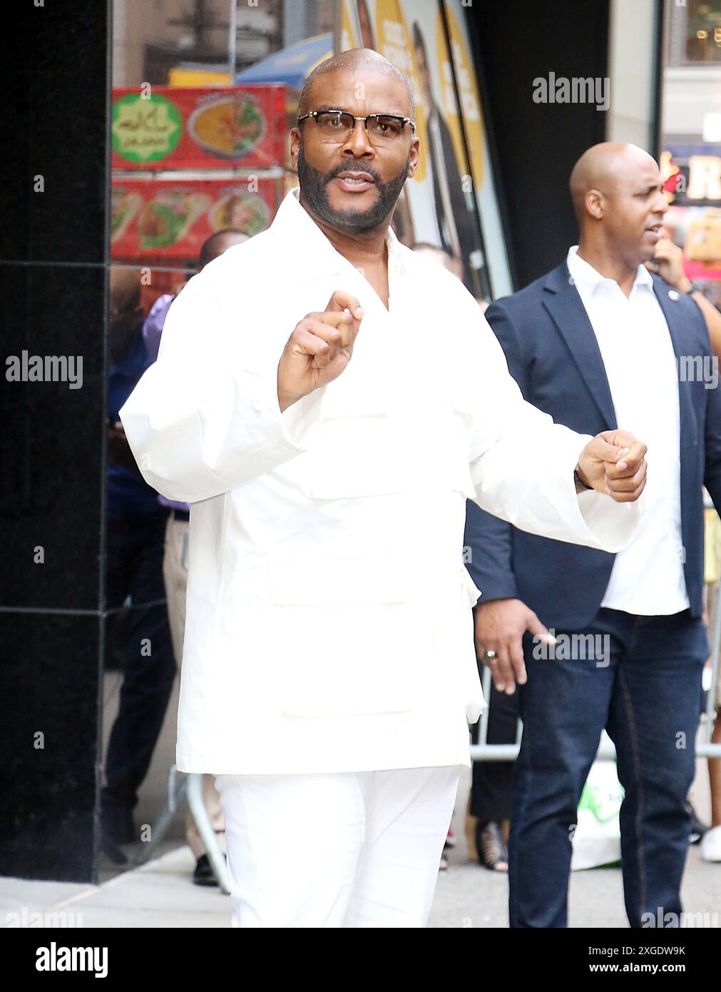 New York, USA. July 08, 2024 Tyler Perry on Good Morning America to ...