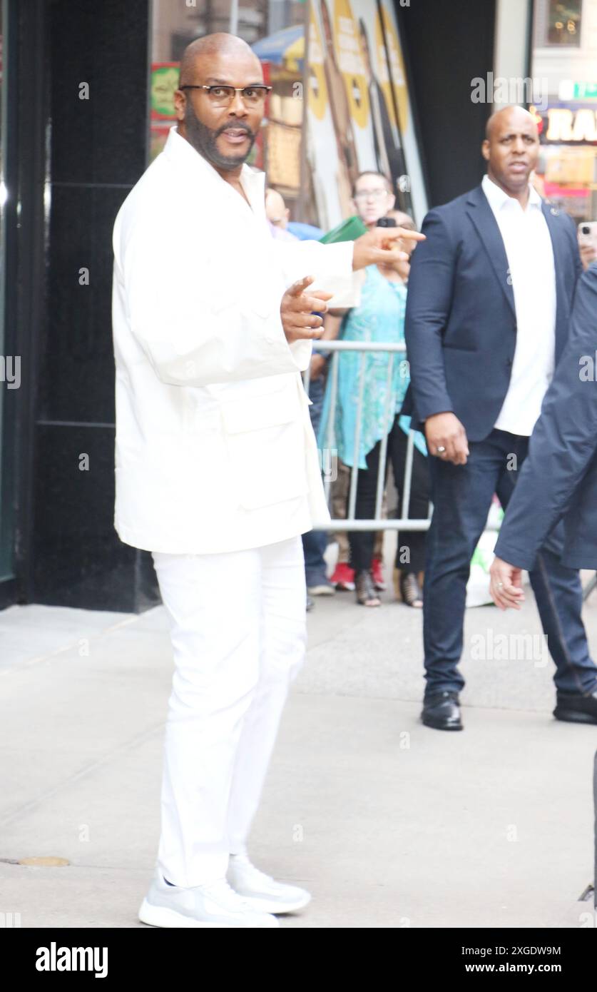 New York, USA. July 08, 2024 Tyler Perry on Good Morning America to ...