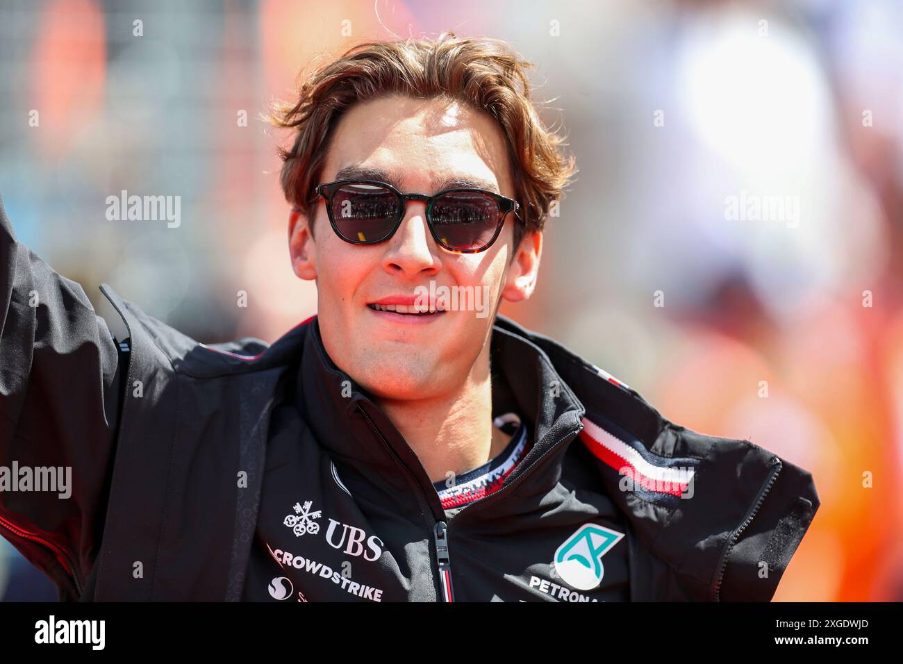 Silverstone, UK. 07th July, 2024. George Russell 63 (GBR), Mercedes W15 ...