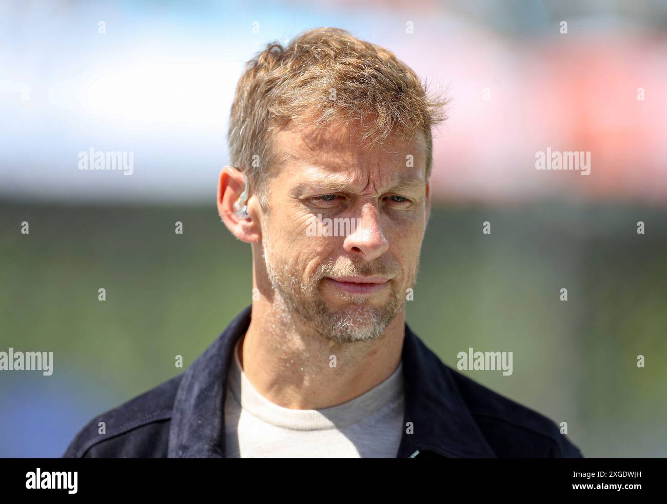 Silverstone, UK. 07th July, 2024. Sky Presenter Jenson Button Portrait ...