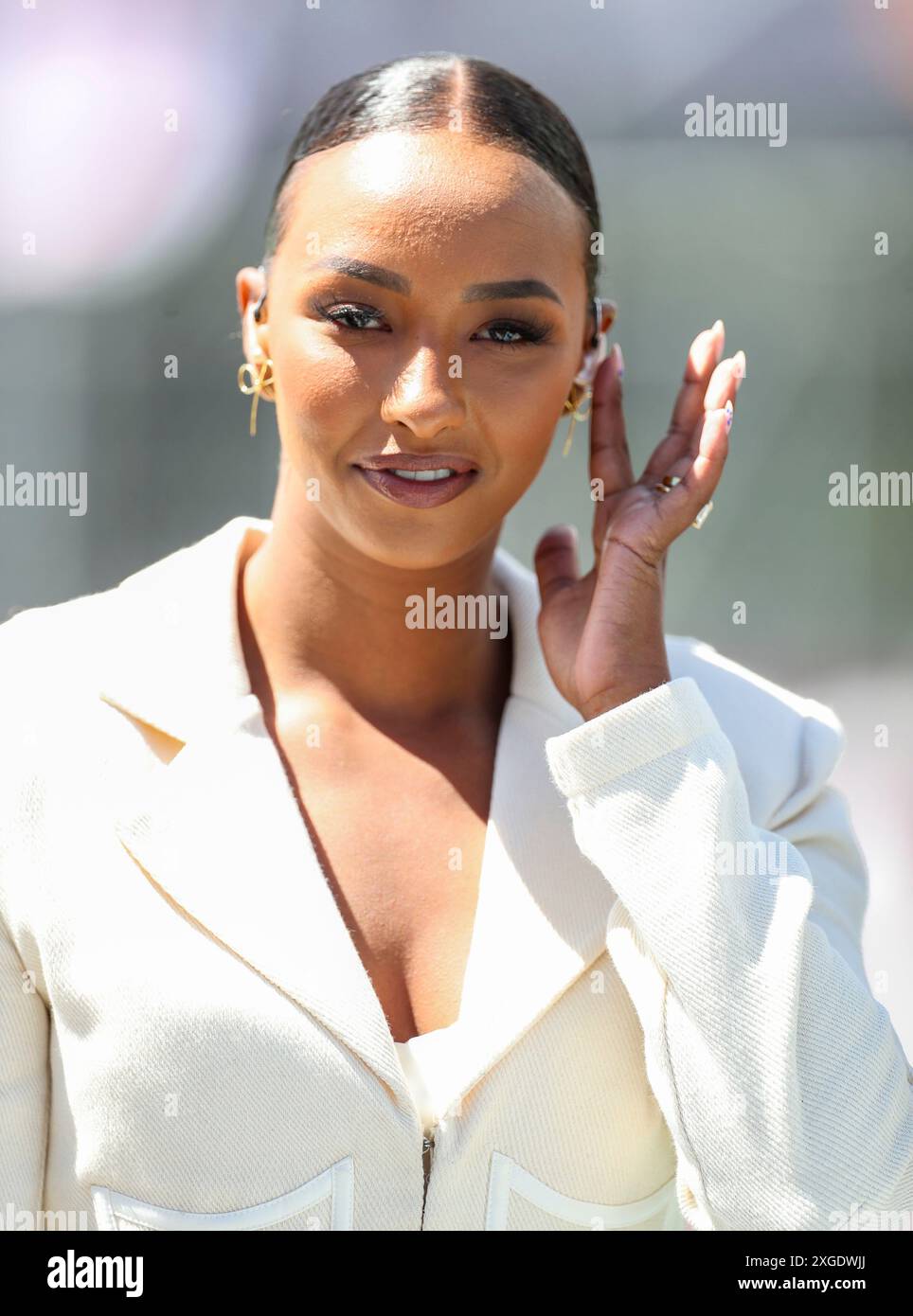 Silverstone, UK. 07th July, 2024. Sky Presenter Naomi Schiff Portrait ...