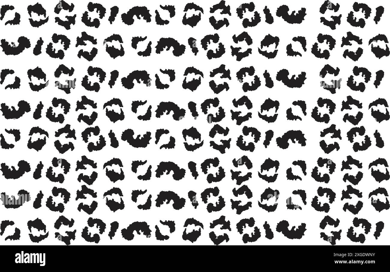 Leopard print. Vector seamless pattern Stock Vector Image & Art - Alamy