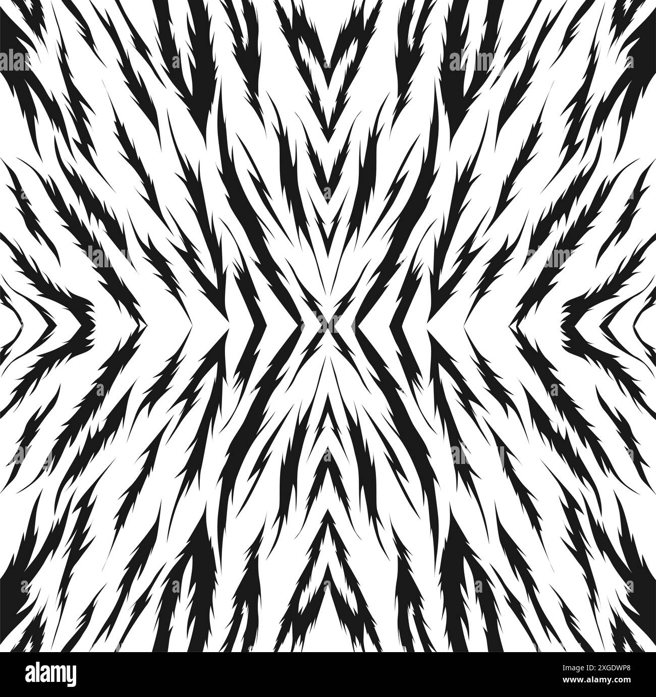 Texture of bengal tiger fur, orange stripes pattern. Animal skin print ...