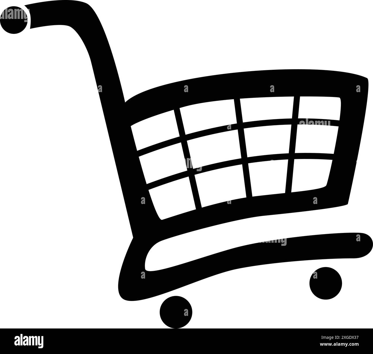 Flat icon of shopping chart Stock Vector Image & Art - Alamy