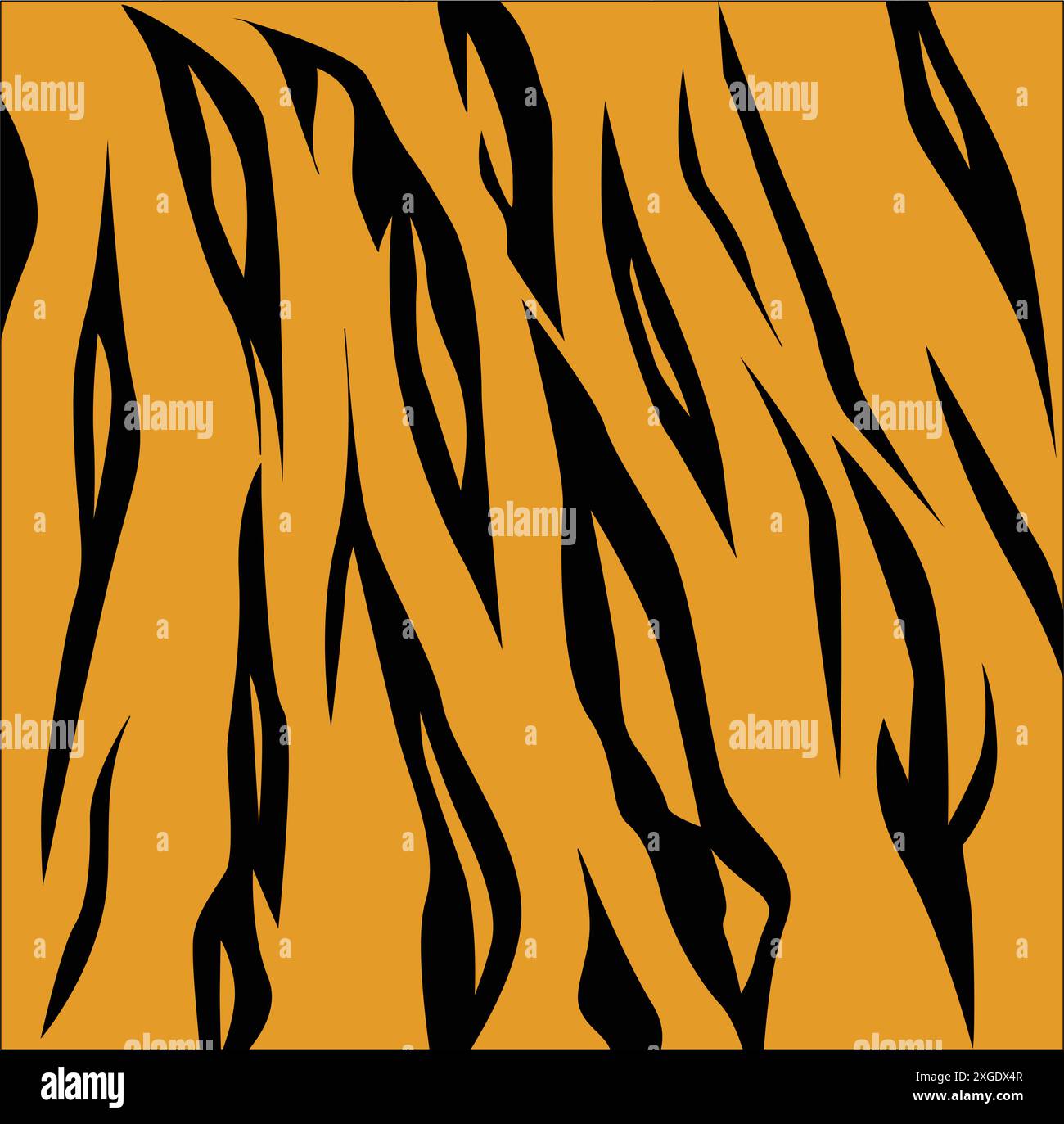 Texture of bengal tiger fur, orange stripes pattern. Animal skin print ...