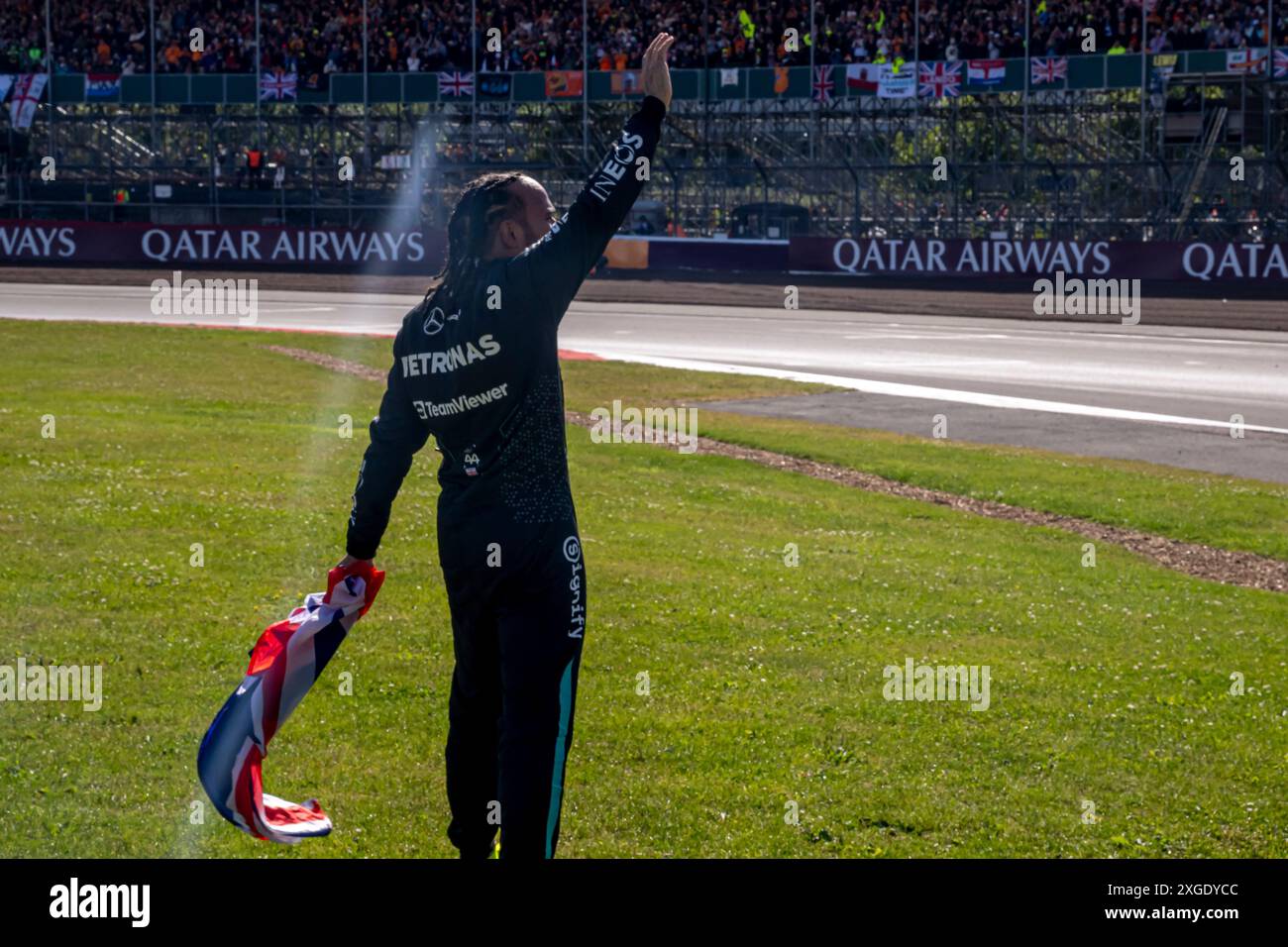 Silverstone, United Kingdom, 08th Jul 2024, Lewis Hamilton, from the ...