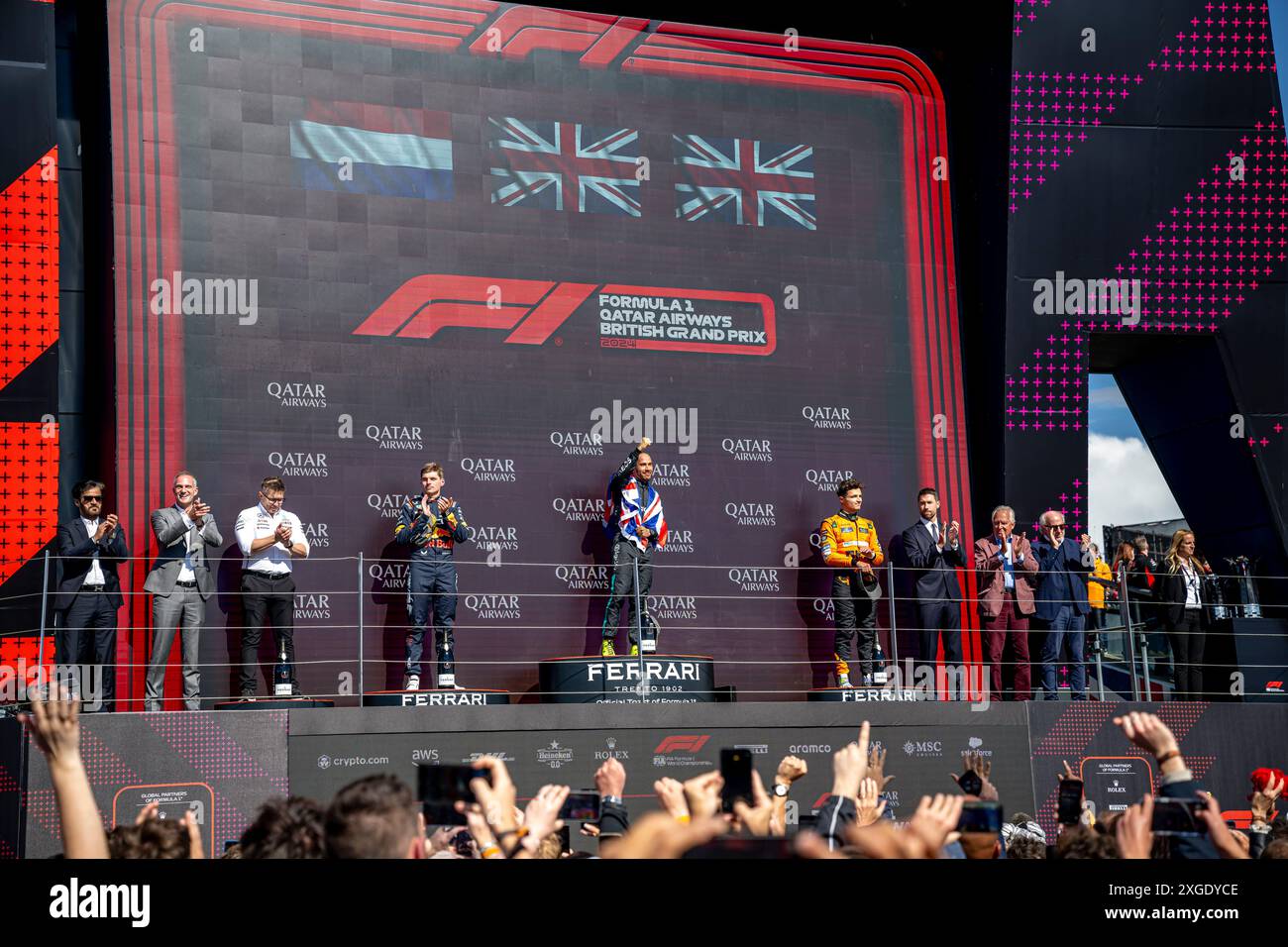 Silverstone, United Kingdom, 08th Jul 2024, Lewis Hamilton, from the ...