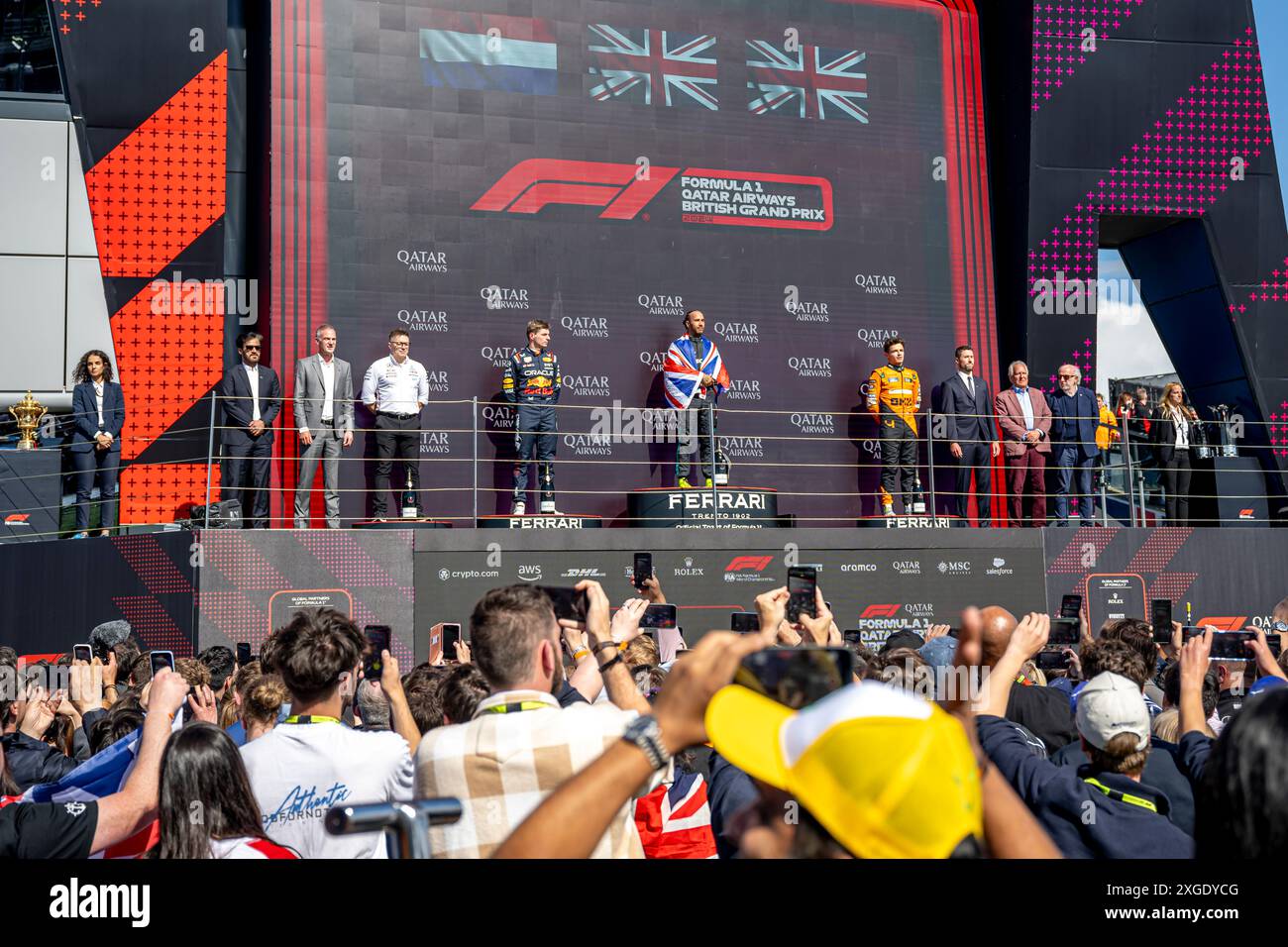 Silverstone, United Kingdom, 08th Jul 2024, Lewis Hamilton, from the ...