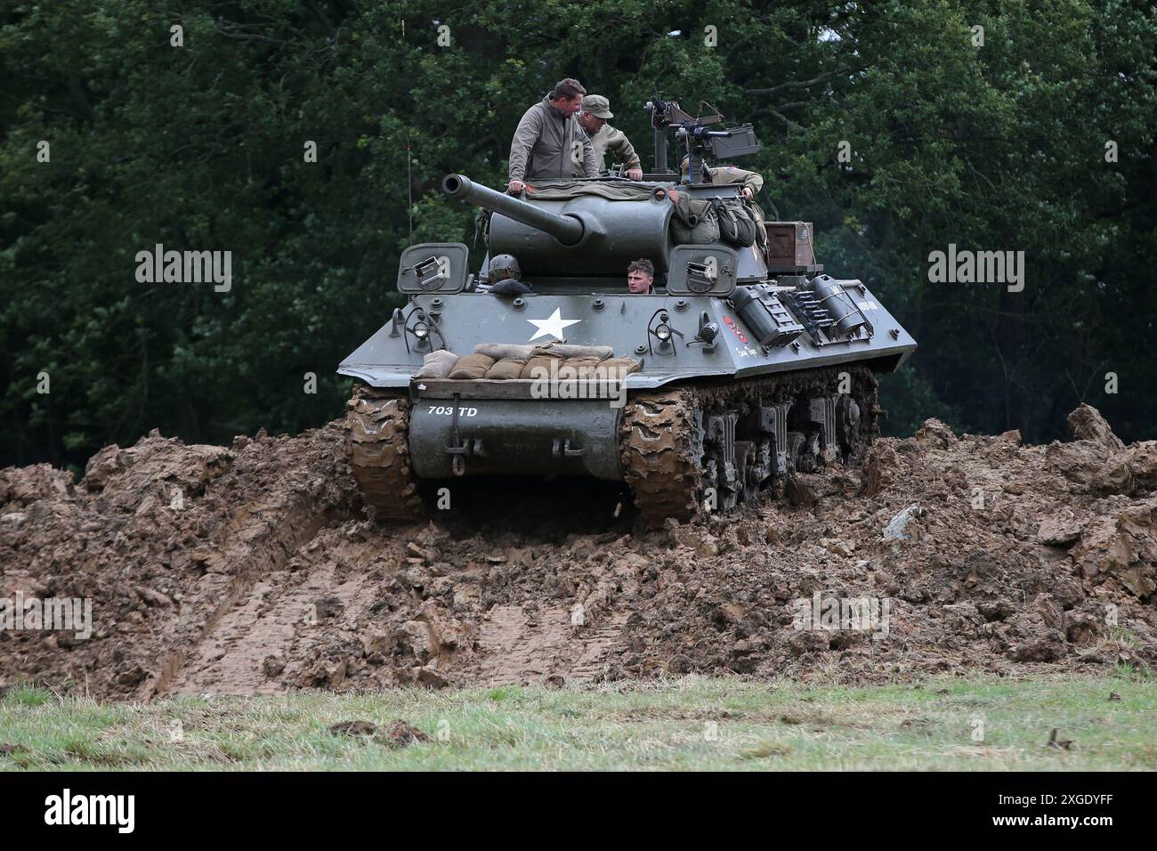 M36 GMC Jackson World War II Tank Destroyer Stock Photo - Alamy