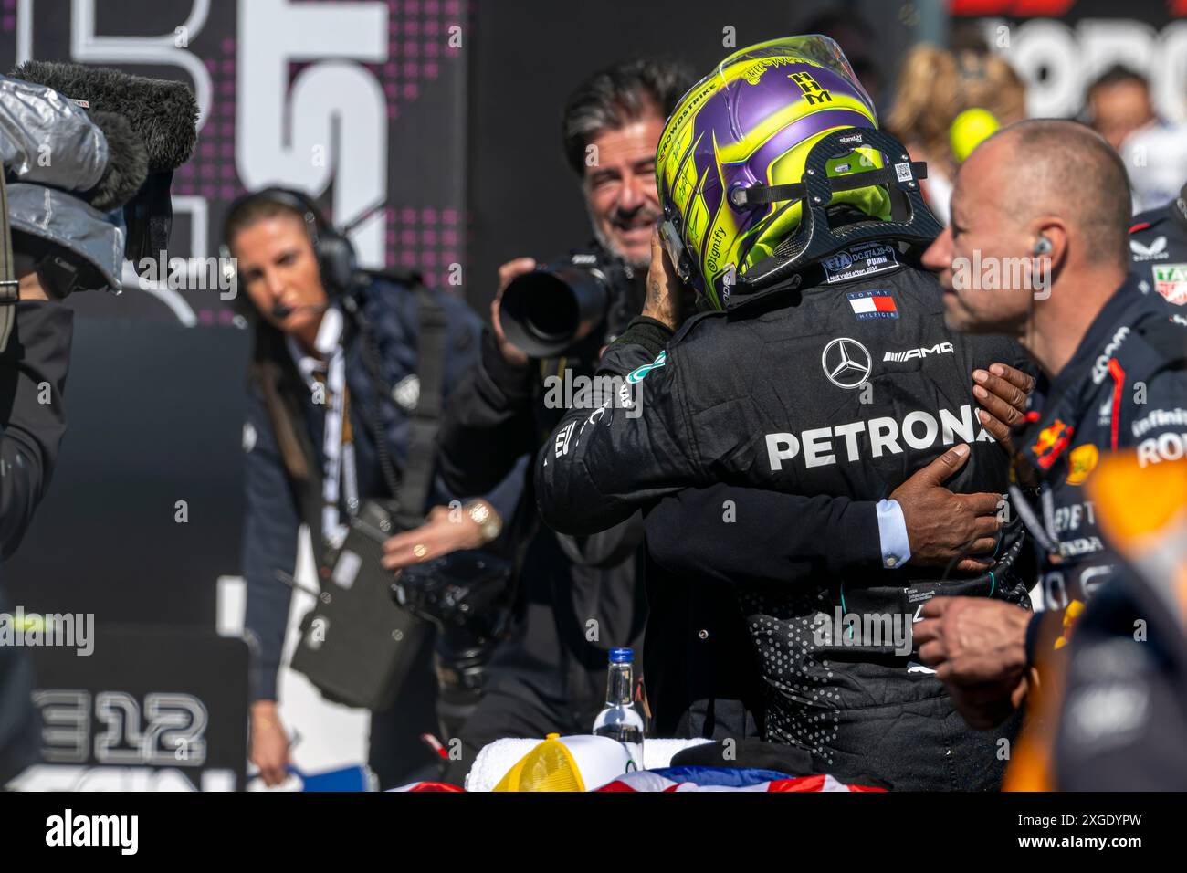 Silverstone, United Kingdom, 08th Jul 2024, Lewis Hamilton, from the ...