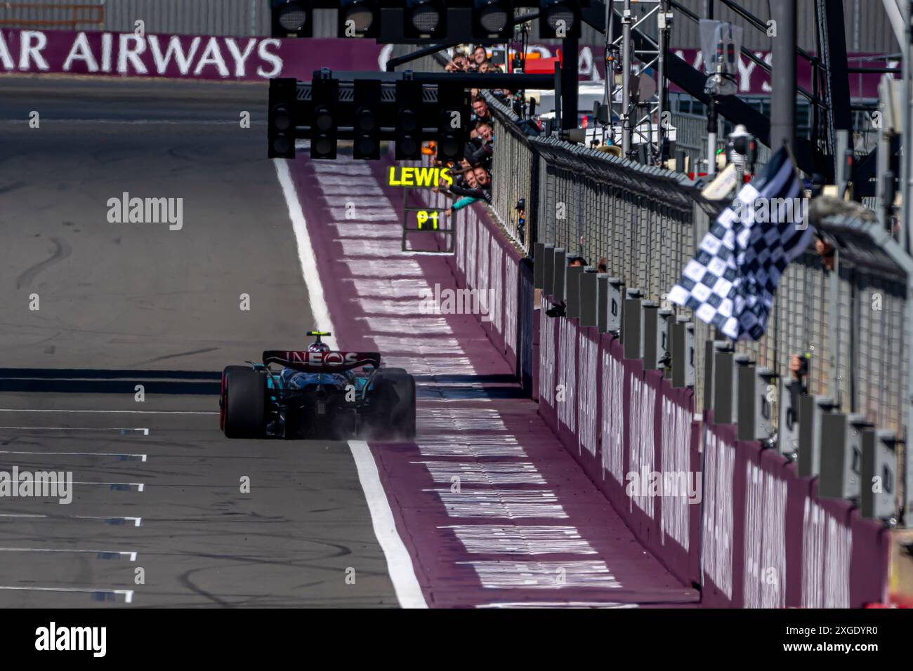Silverstone, United Kingdom, 08th Jul 2024, Lewis Hamilton, from the ...