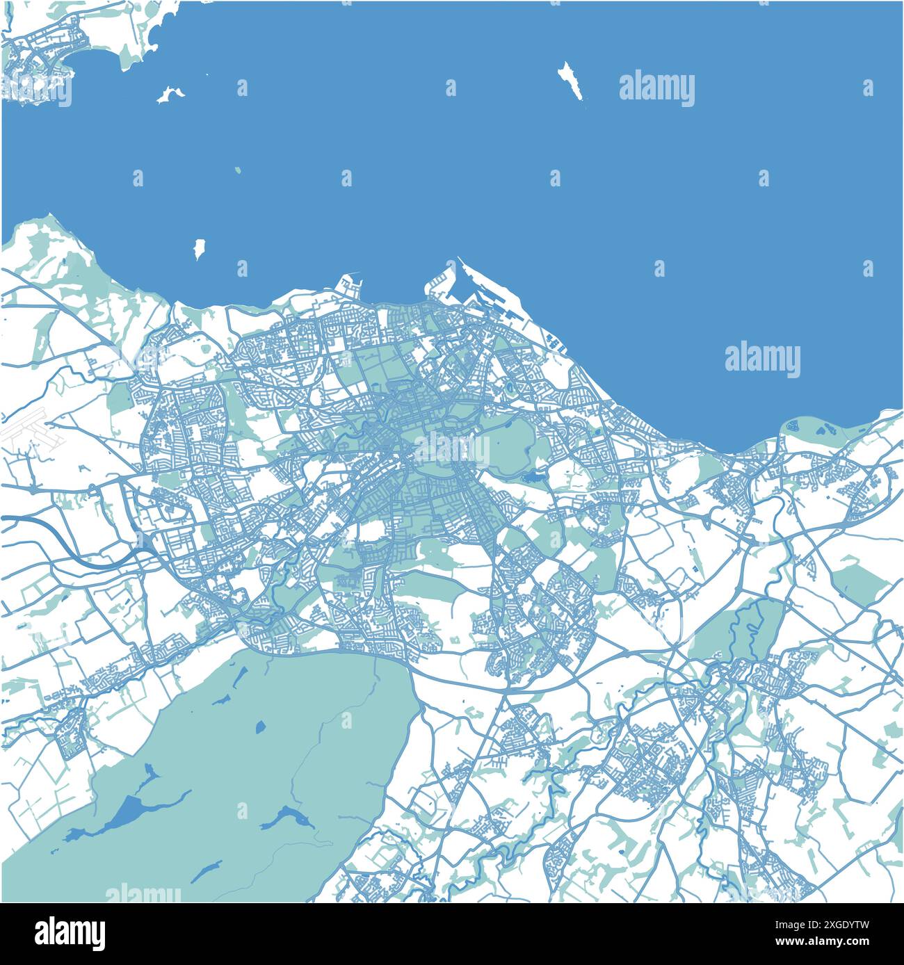 Edinburgh eps map hi-res stock photography and images - Alamy