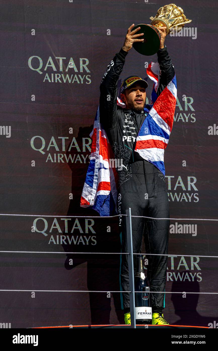 Silverstone, United Kingdom, 08th Jul 2024, Lewis Hamilton, from the ...