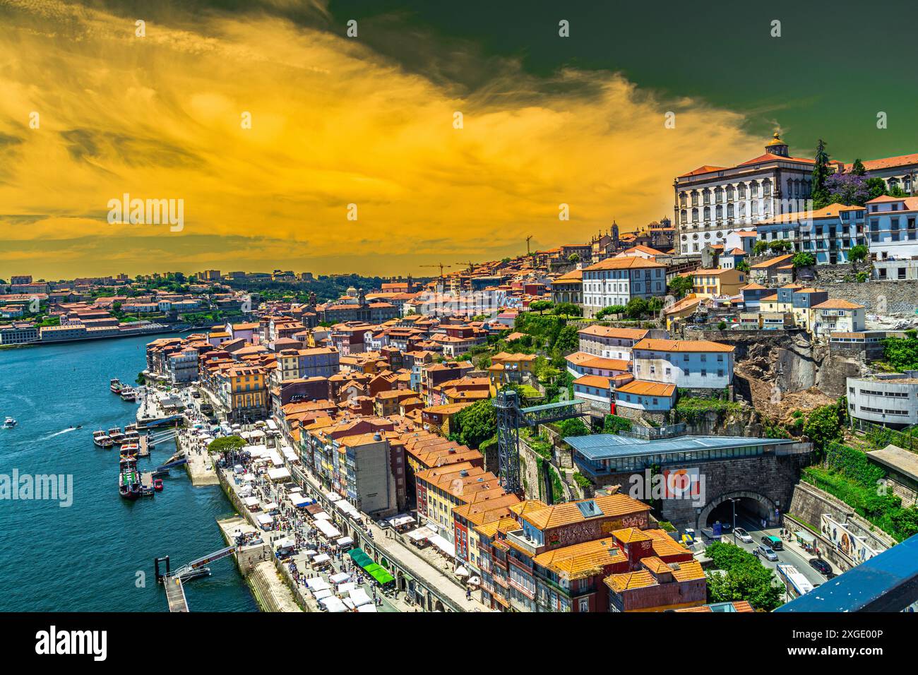 Porto, the Portuguese city famous worldwide for its namesake, built on ...
