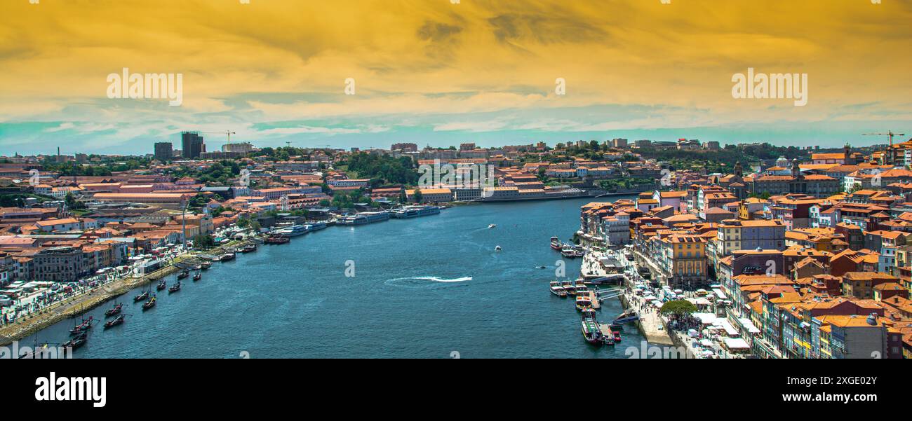 Porto, the Portuguese city famous worldwide for its namesake, built on ...
