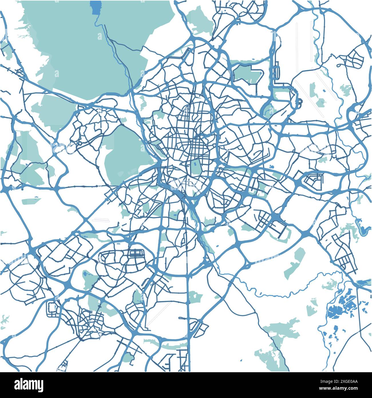 Madrid Map Vector Eps Illustrator Map Vector World Maps