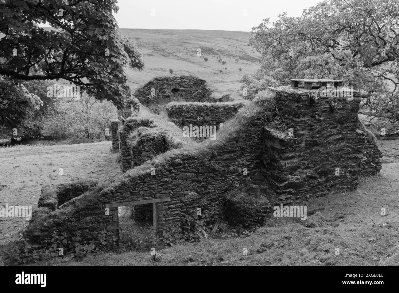 Exmoor national park and people Black and White Stock Photos & Images ...
