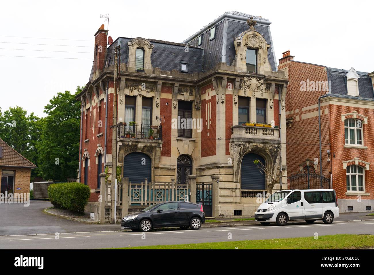Cambrai, France - May 21, 2023: An opulent mansion in Cambrai, France ...