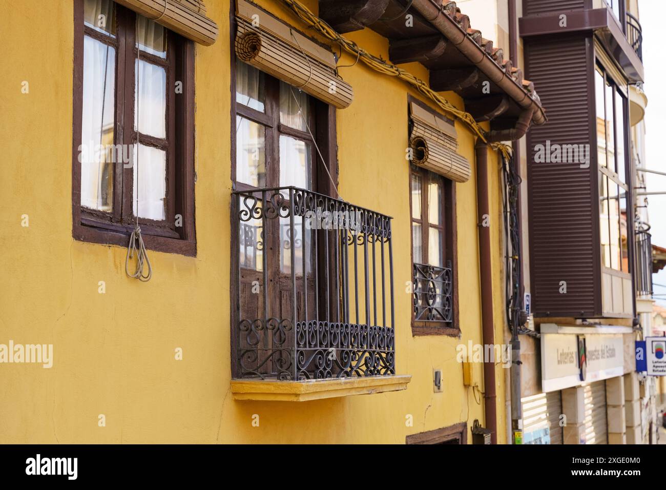 Spanish window wrought iron balcony hi-res stock photography and images ...