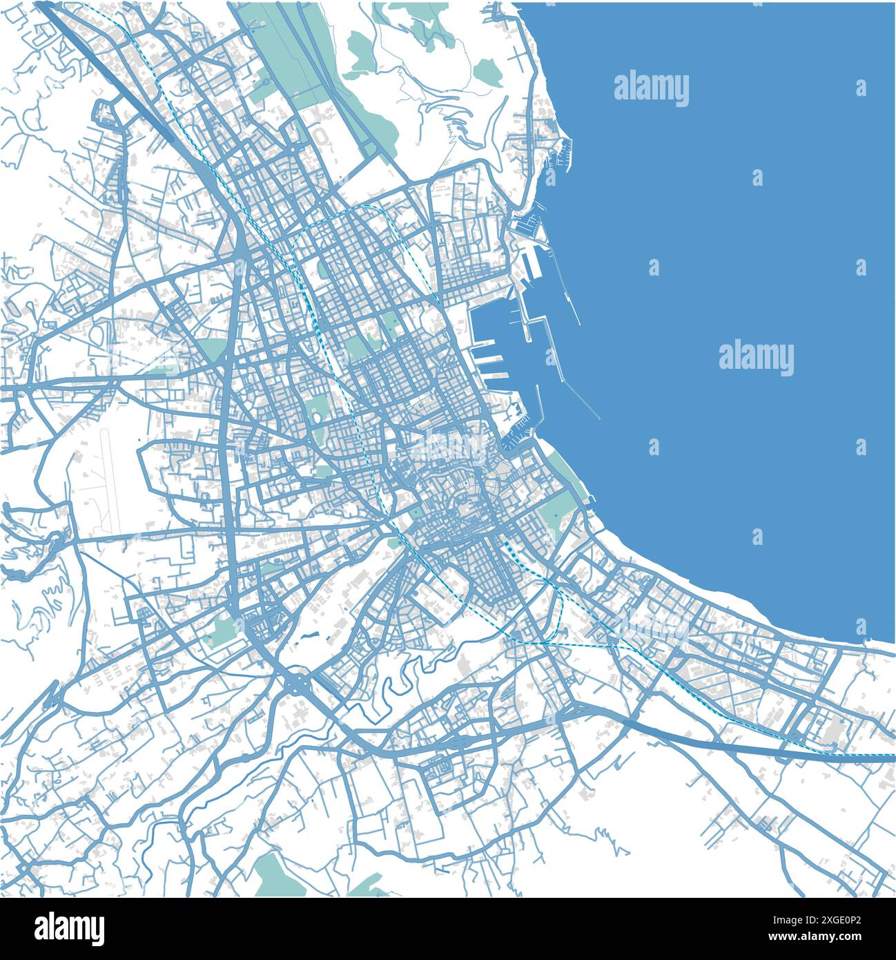 Palermo map hi-res stock photography and images - Alamy
