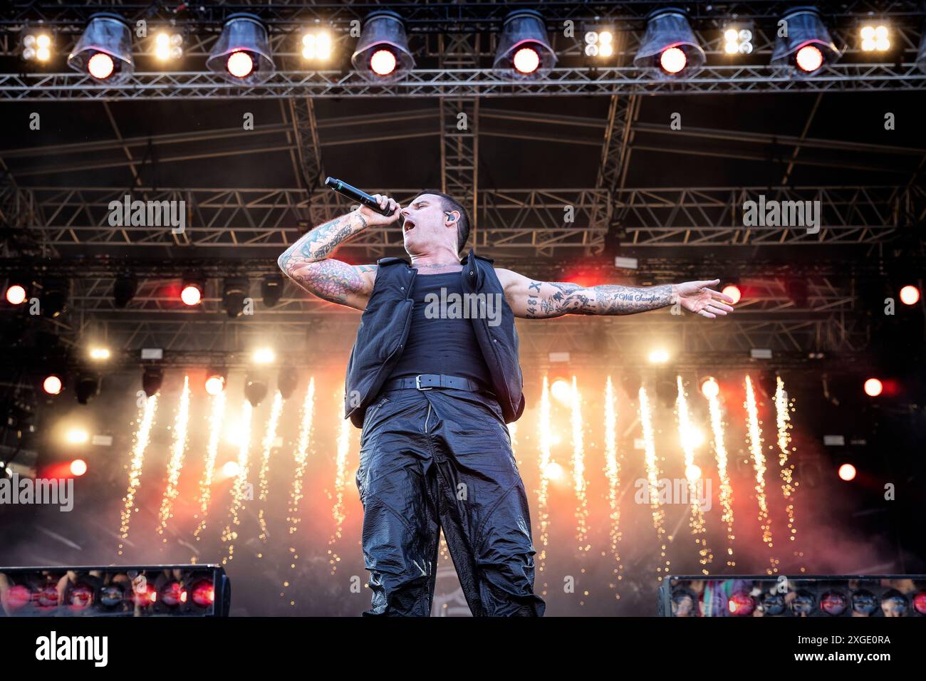 Oslo, Norway. 26th, June 2024. The Australian metalcore band Parkway ...