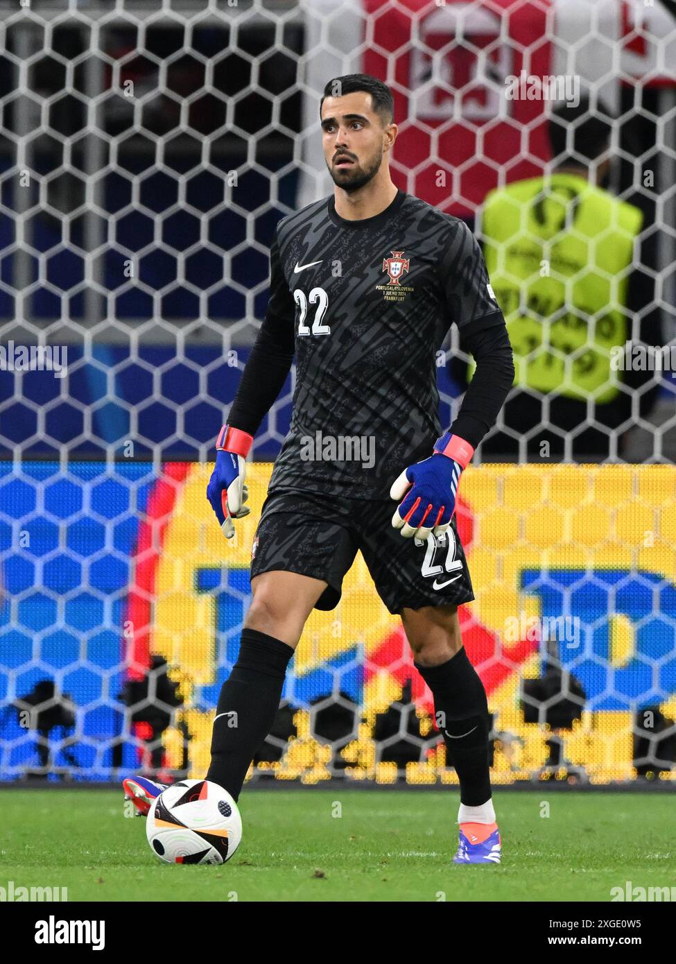 FRANKFURT - Portugal goalkeeper Diogo Costa during the UEFA EURO 2024 ...