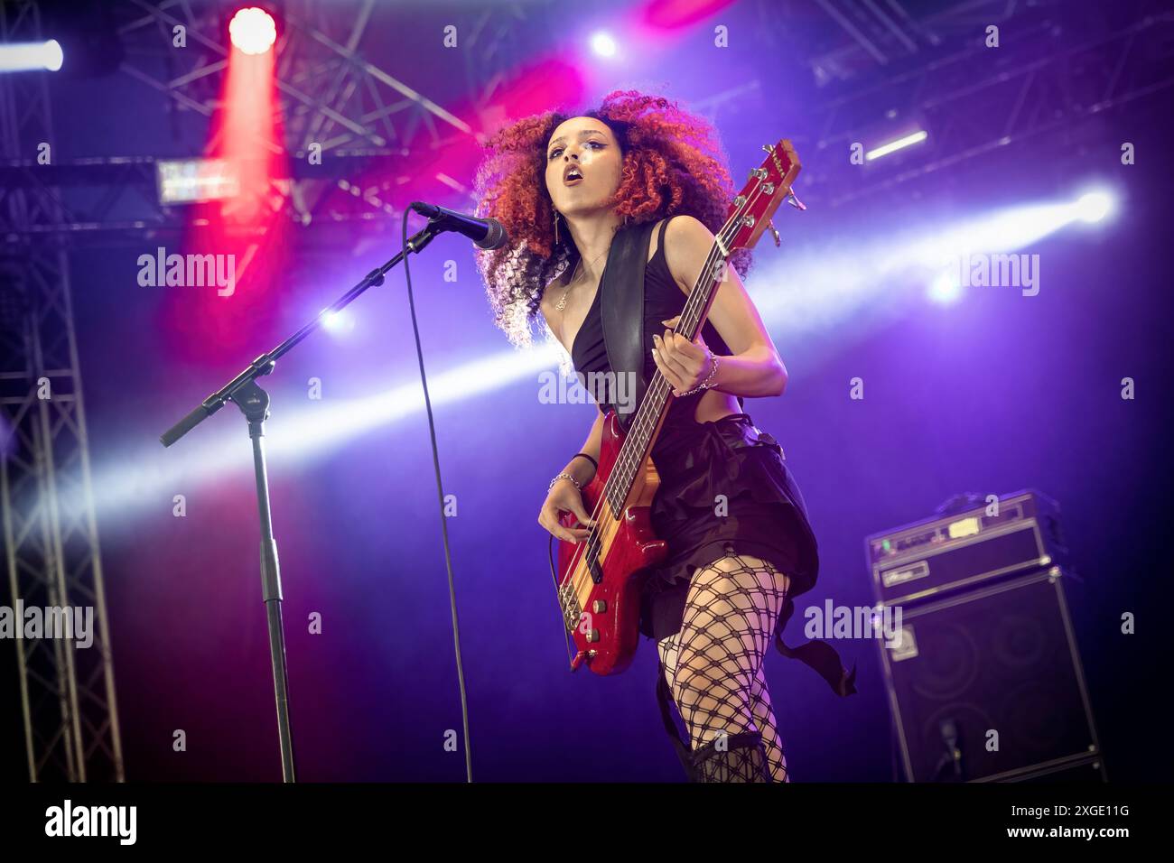 Oslo, Norway. 28th, June 2024. The English rock duo Nova Twins performs ...