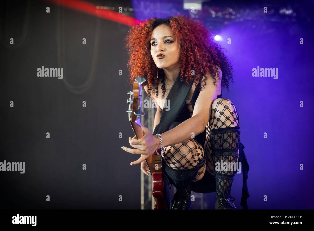 Oslo, Norway. 28th, June 2024. The English rock duo Nova Twins performs ...