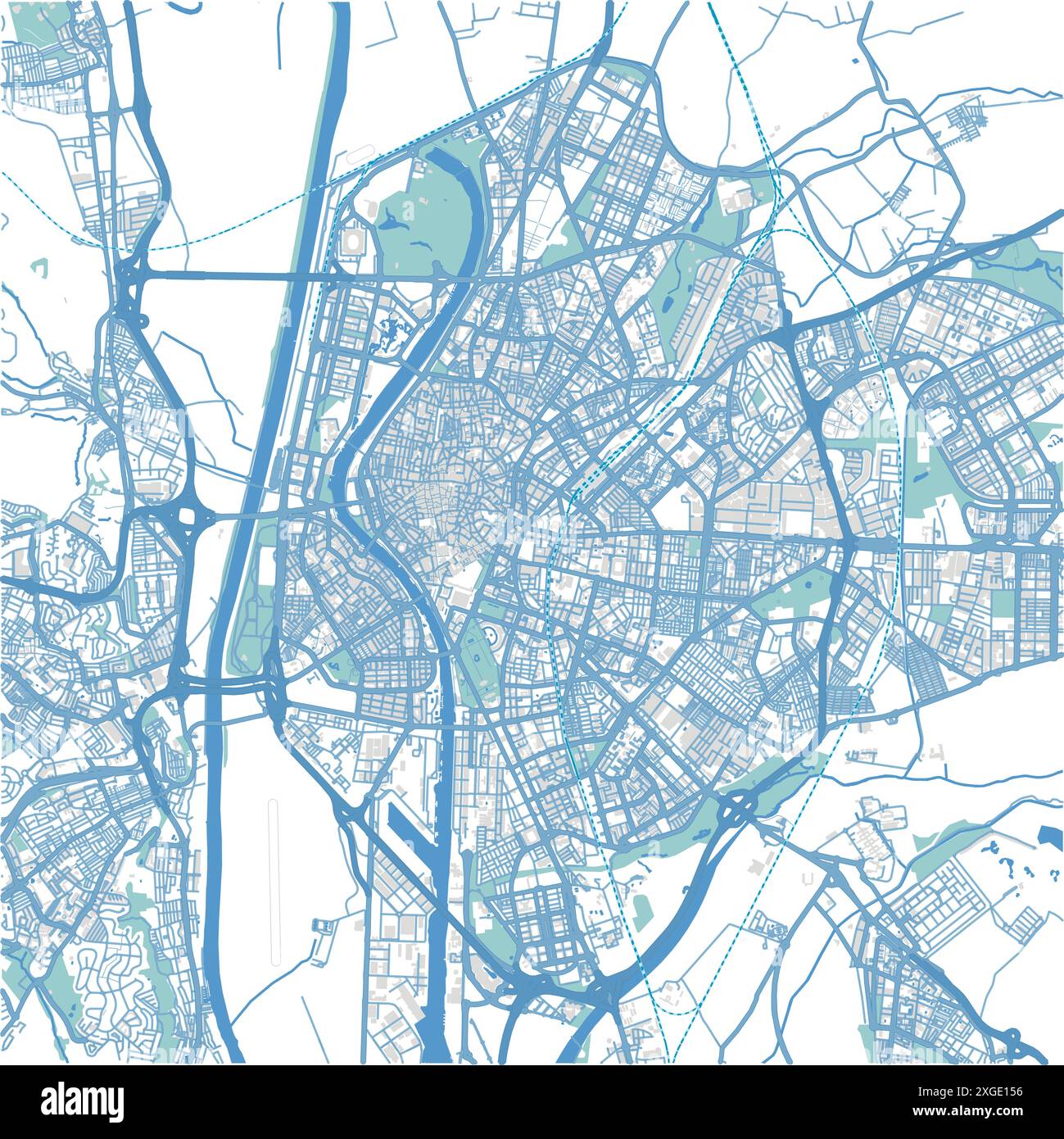 Sevilla map Stock Vector Images - Alamy