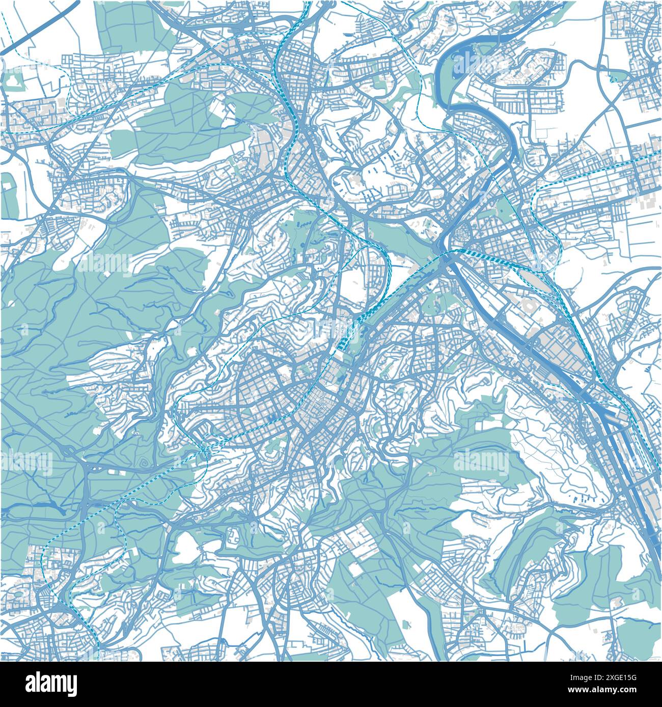 Map stuttgart hi-res stock photography and images - Alamy