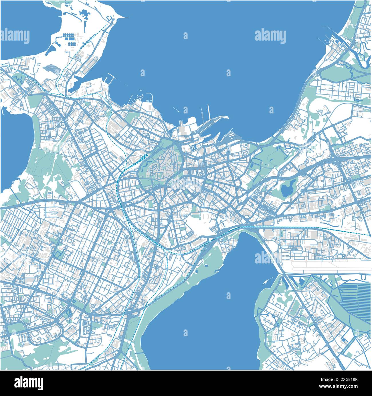 Map of tallinn hi-res stock photography and images - Alamy