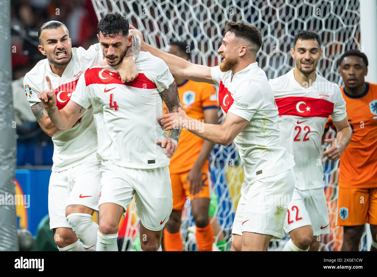 BERLIN, GERMANY - JULY 6, 2024: Euro 2024 quarterfinal match Nederlands ...