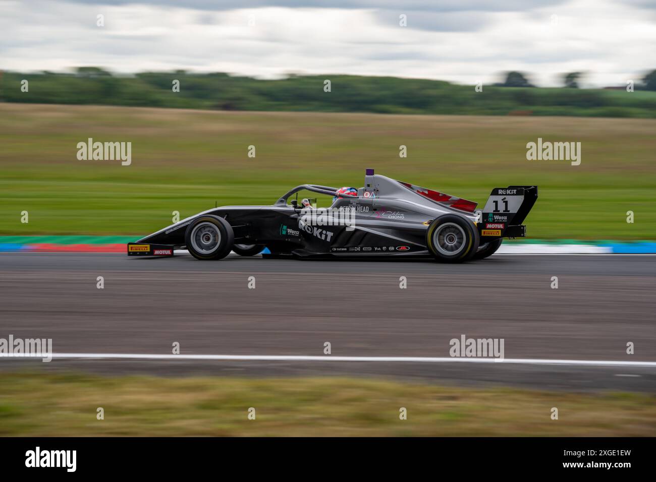 Andover, Hampshire - June 8th 2024: FIA Formula 4 Thruxton Qualifying ...