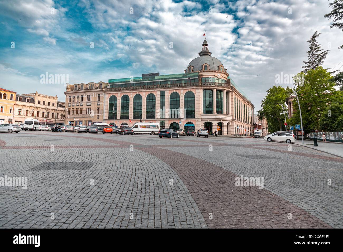 Kutaisi, Georgia - June 15, 2024: The David Aghmashenebeli Square, also ...